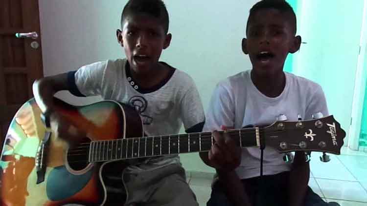 Los niños de Oro Lucas y Daniel